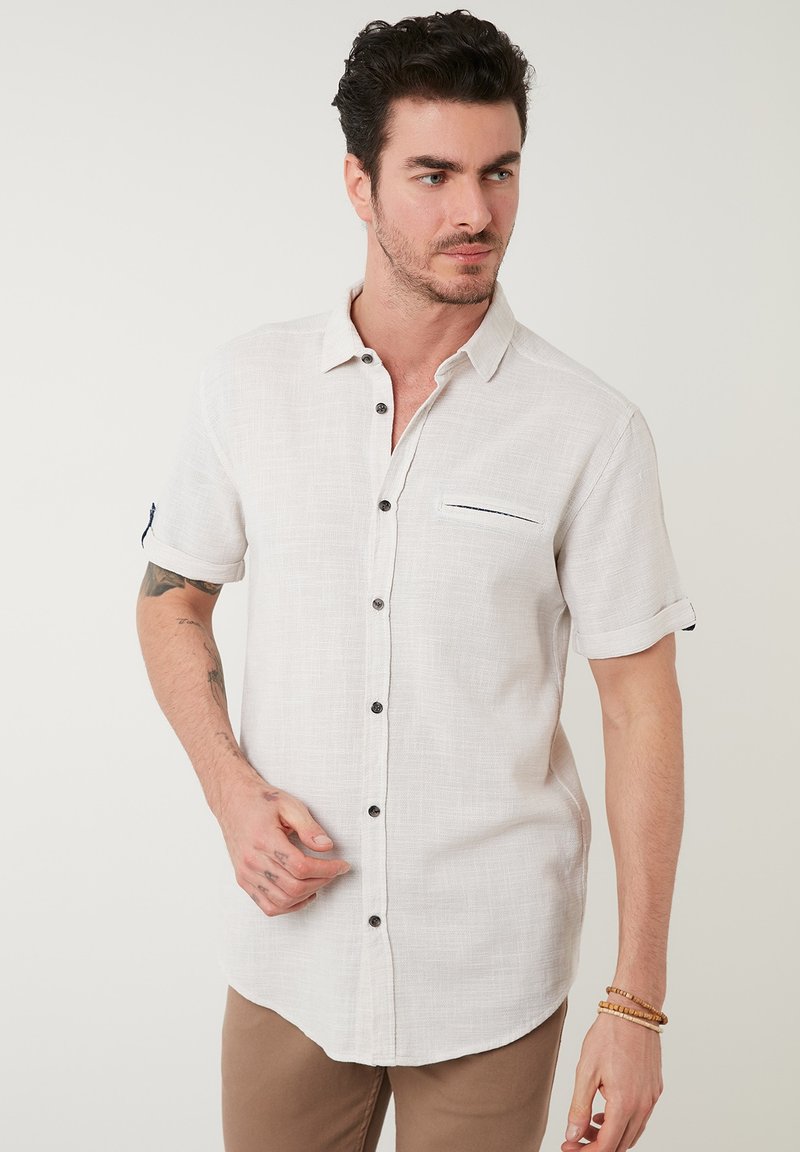Buratti Skjorter - stone colored/sten - Zalando.dk