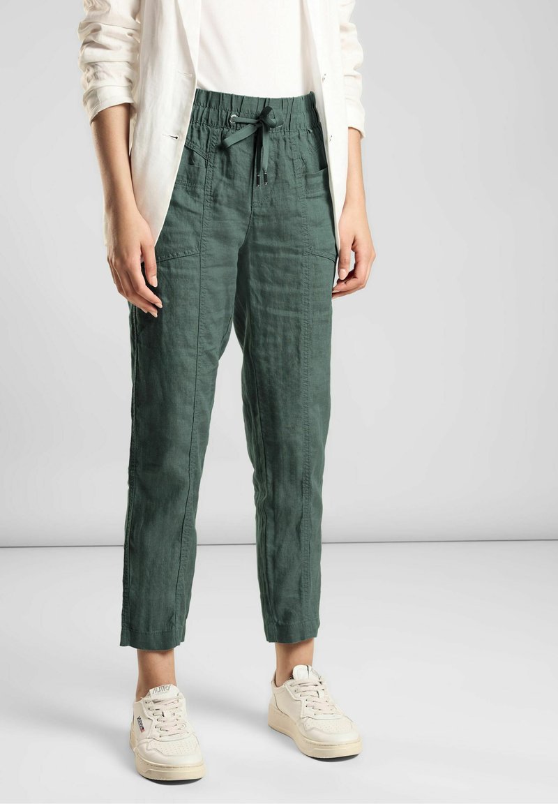 Street One Broek - deep leafy green/groen - Zalando.nl