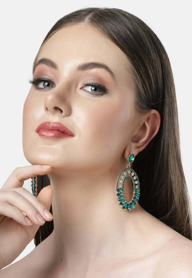 Avant-Garde Paris DIVA COLLECTION MOSAIC DANGLE - Auskarai - green ...