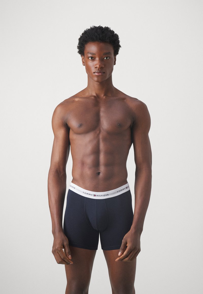 Tommy Hilfiger BOXER SIGNATURE 3 PACK - Pants - desert sky/white ...