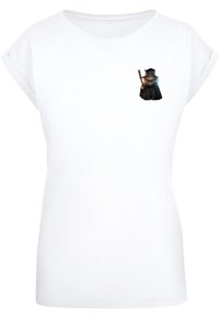 F4NT4STIC WIZARD CAT - T-Shirt print - weiß - Zalando.de