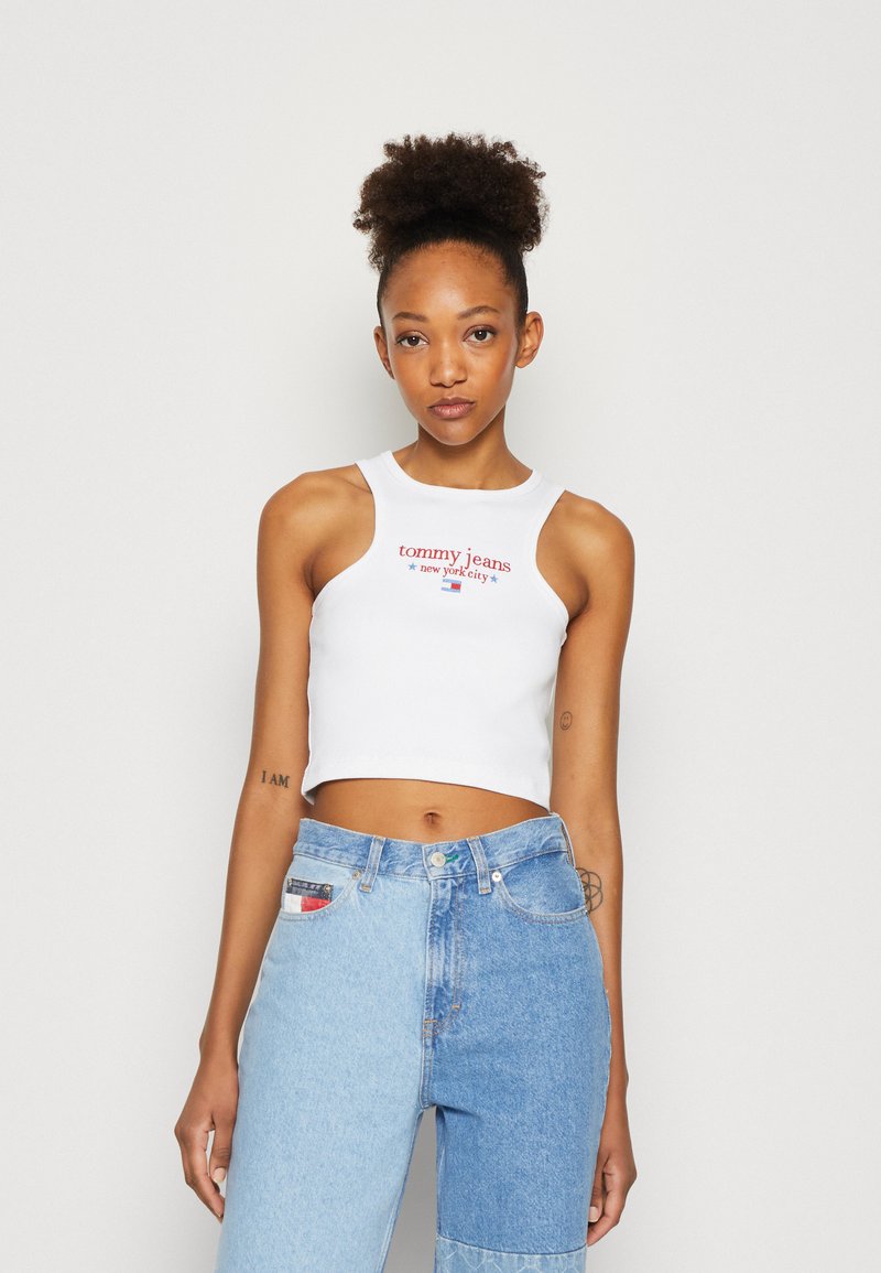 Tommy Jeans NYC TANK - Top - white/blanco - Zalando.es