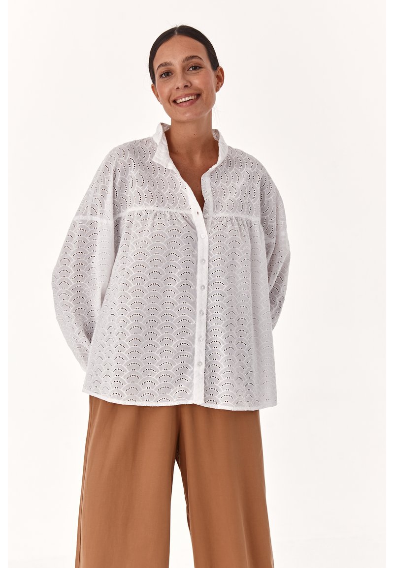 TATUUM IZEKI - Bluse - white/weiß - Zalando
