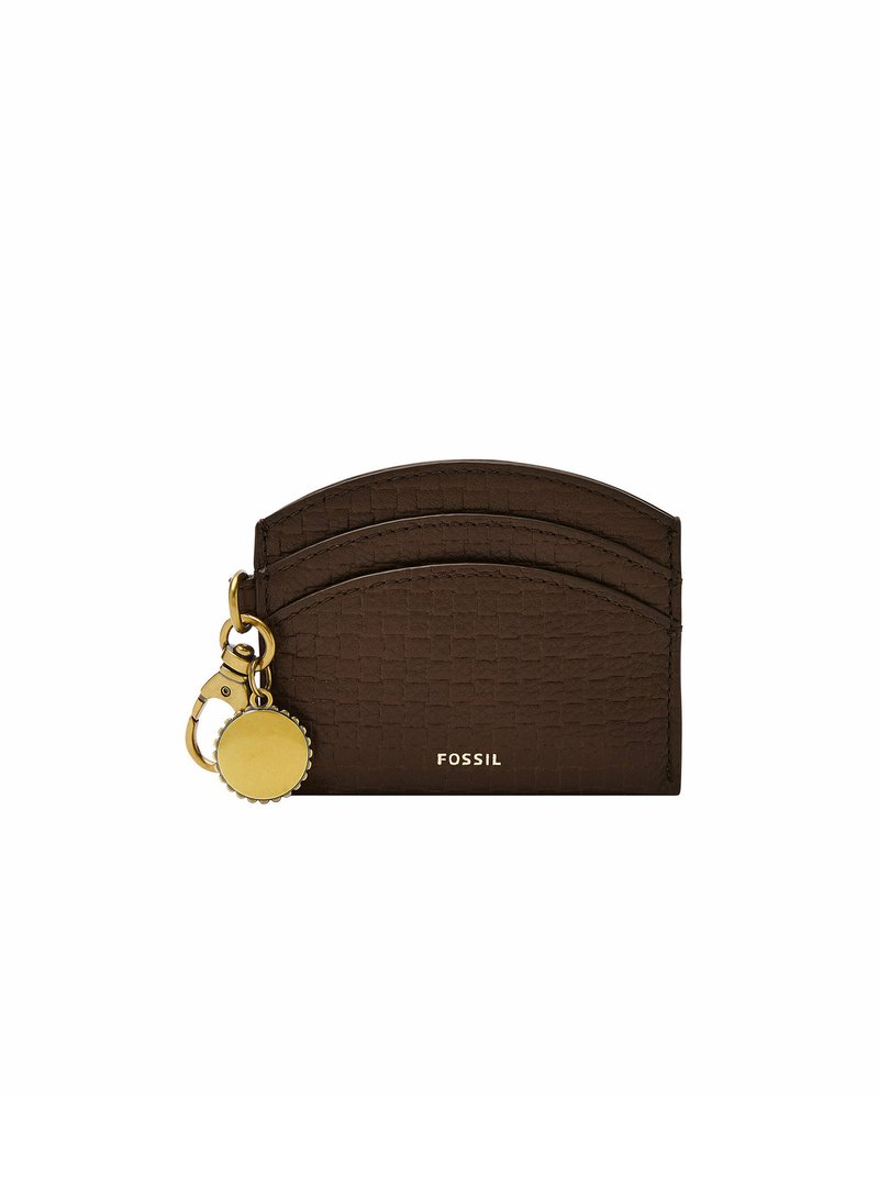 Fossil SMALL POLLY - Business card holder - dark brown - Zalando
