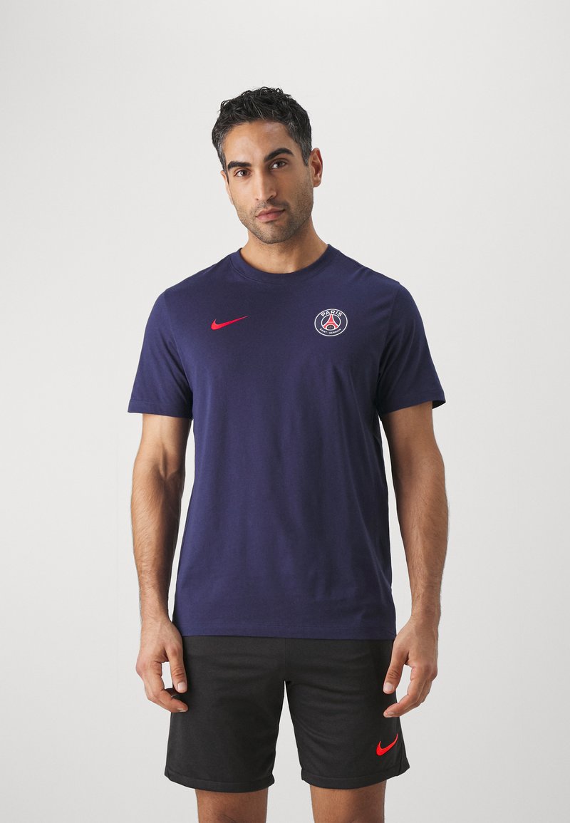Nike Performance PARIS ST GERMAIN NUMBER TEE - Club wear - midnight ...