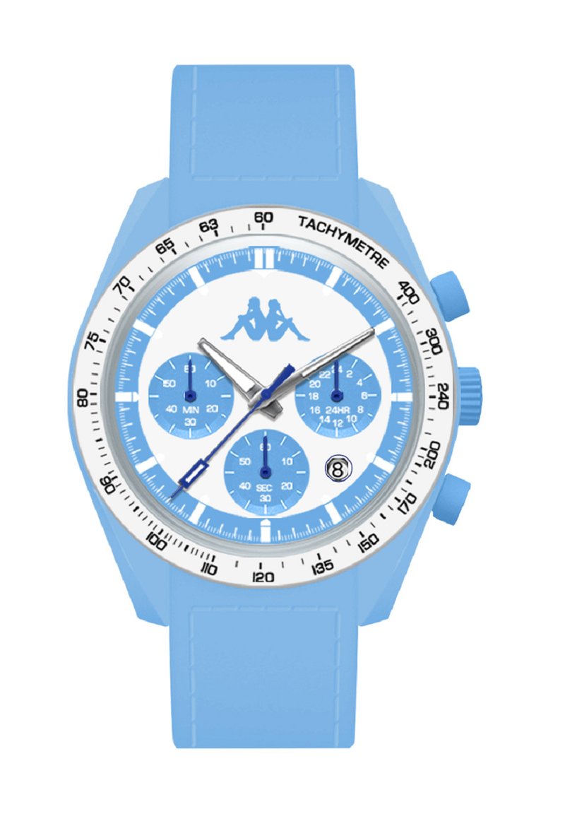 Kappa RUSH - Chronograph watch - light blue - Zalando.ie