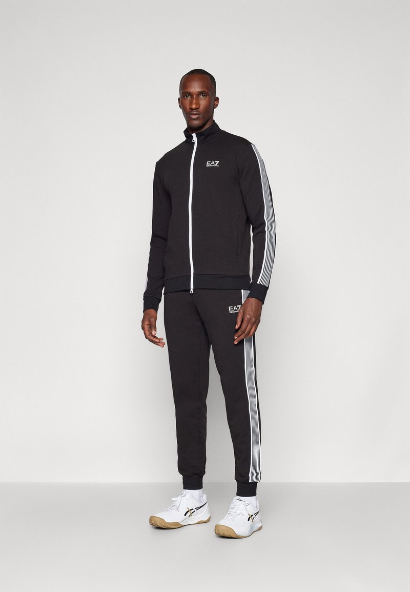 EA7 Emporio Armani TUTA SPORTIVA - Tracksuit - black - Zalando.co.uk
