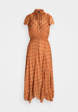 Polo Ralph Lauren SHORT SLEEVE DAY DRESS - Maxi-jurk - blue floral/blauw - Zalando.nl