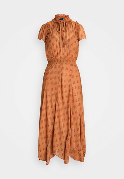 Polo Ralph Lauren DAGANI SHORT SLEEVE DAY DRESS - Vardagsklänning - mint floral/flerfärgad ...