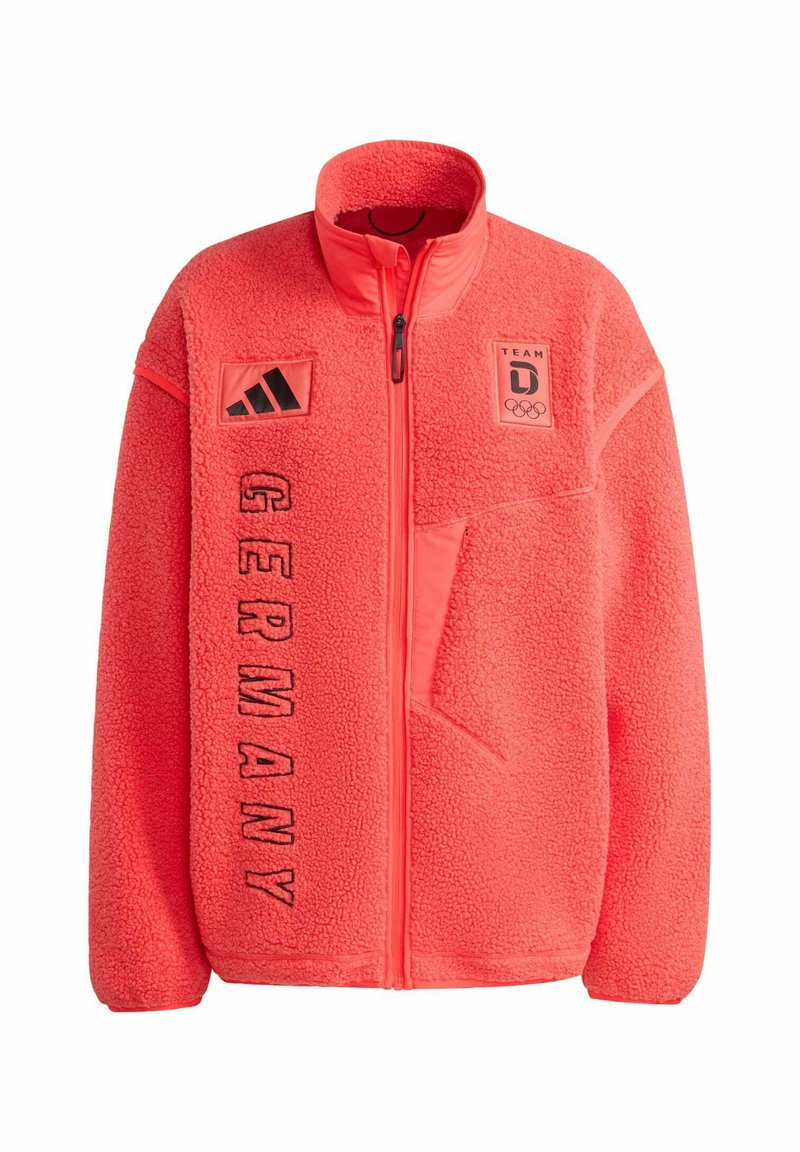 adidas Performance TEAM D XPLORIC HIGH PILE - Fleece jacket - semi ...