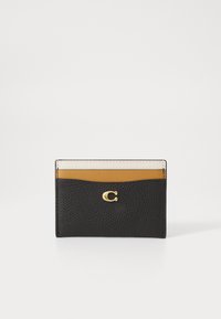 COACH COLORBLOCK ESSENTIAL CARD CASE - Portefeuille - black multi/noir ...