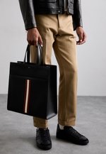 Bally MYTHOS TOTE - Tote bag - black/red/bone/pall/black - Zalando.co.uk