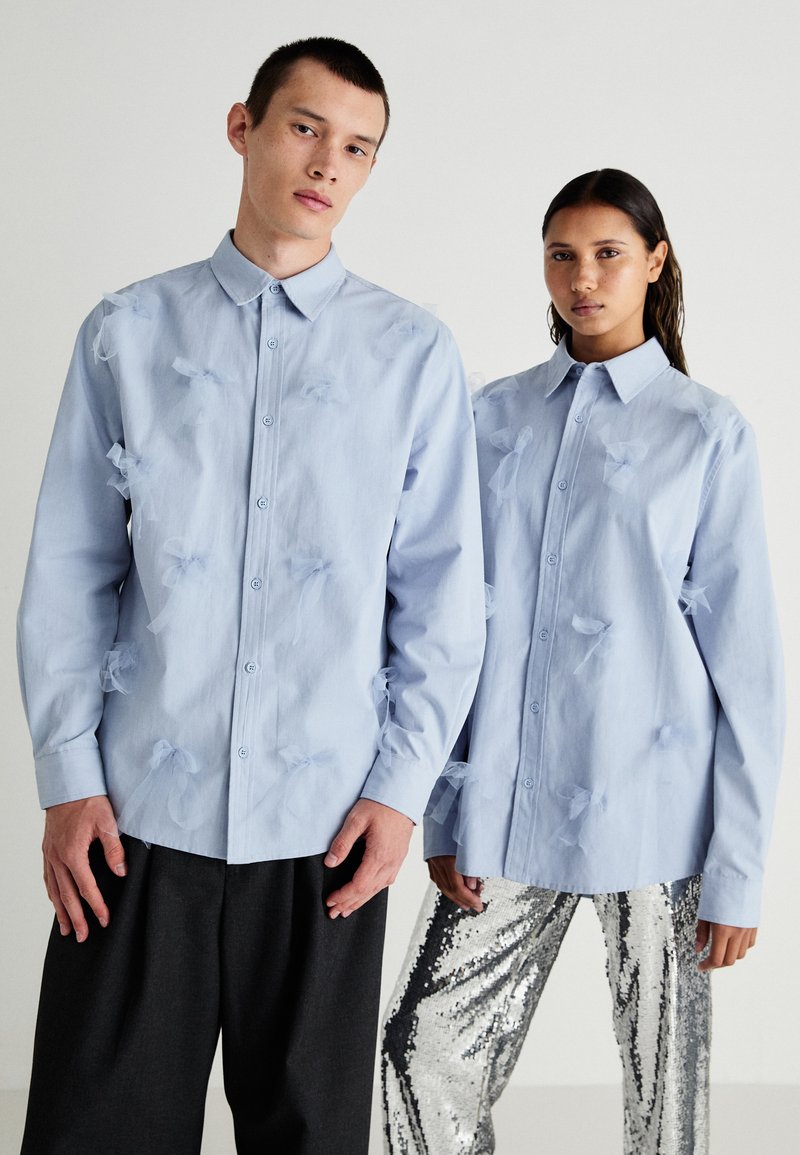 Sister Jane PENNY BOW UNISEX - Skjortebluser - blue/blå - Zalando.dk