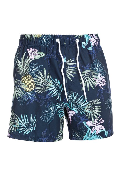 Blount & Pool Uimashortsit - black yellow duck/musta - Zalando.fi