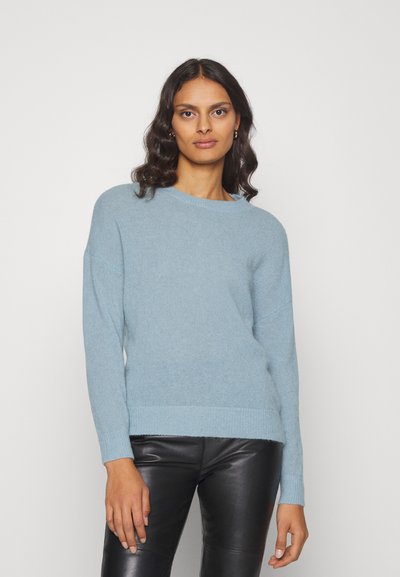 Moss Copenhagen SASSIA JILLI - Strickpullover - leisure time/blau ...