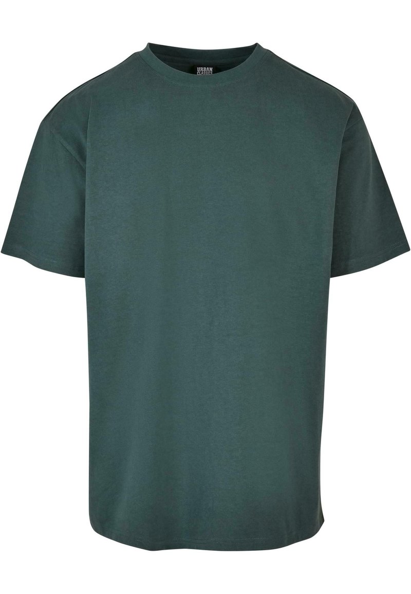 Urban Classics Heavy T Shirt Basic Bottlegreen Dunkelgrün Zalando At