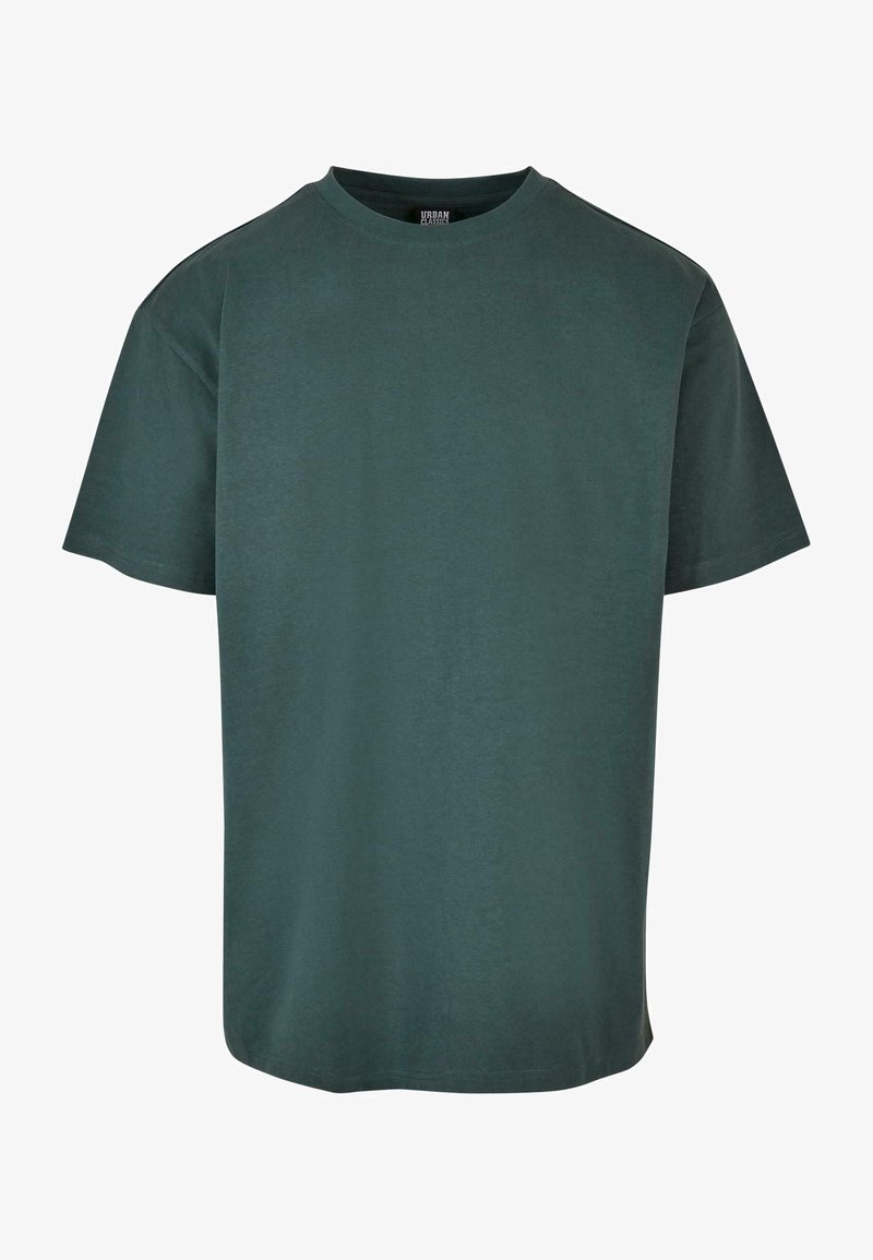 Urban Classics Heavy T Shirt Basic Bottlegreen Dunkelgrün Zalando At