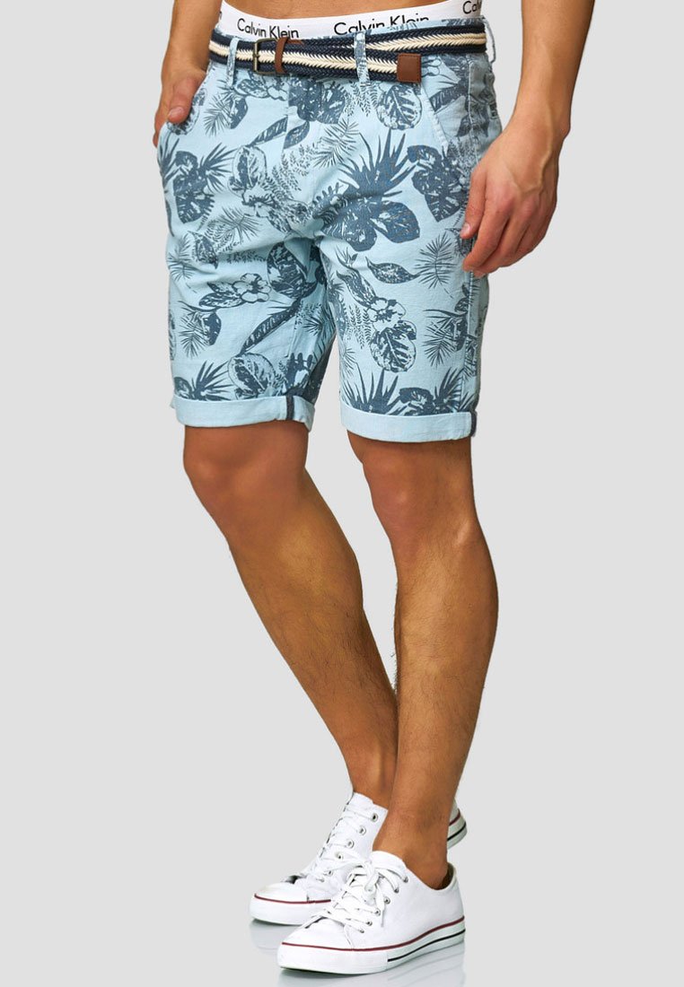 INDICODE JEANS Shorts - sky way/hellblau - Zalando.de