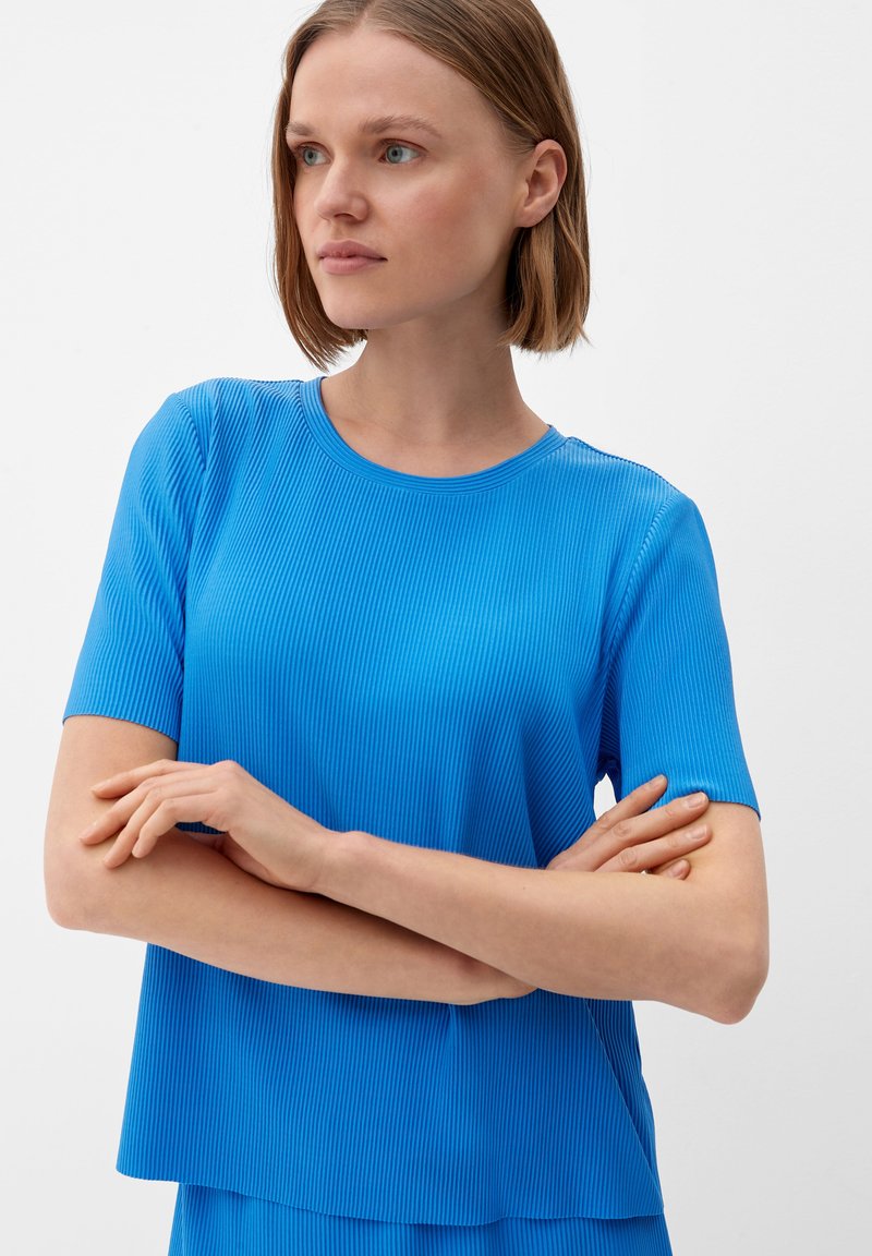 s.Oliver MIT PLISSEEFALTEN - T-Shirt basic - royalblau/blau - Zalando.de s.Oliver MIT PLISSEEFALTEN - T-Shirt basic - royalblau/blau - Zalando.de