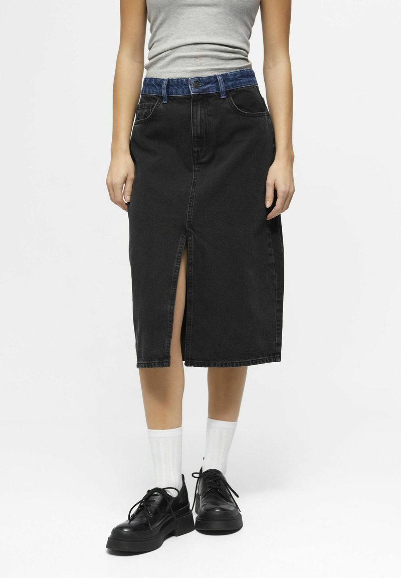 Object Jeansrock - black denim - Zalando.de