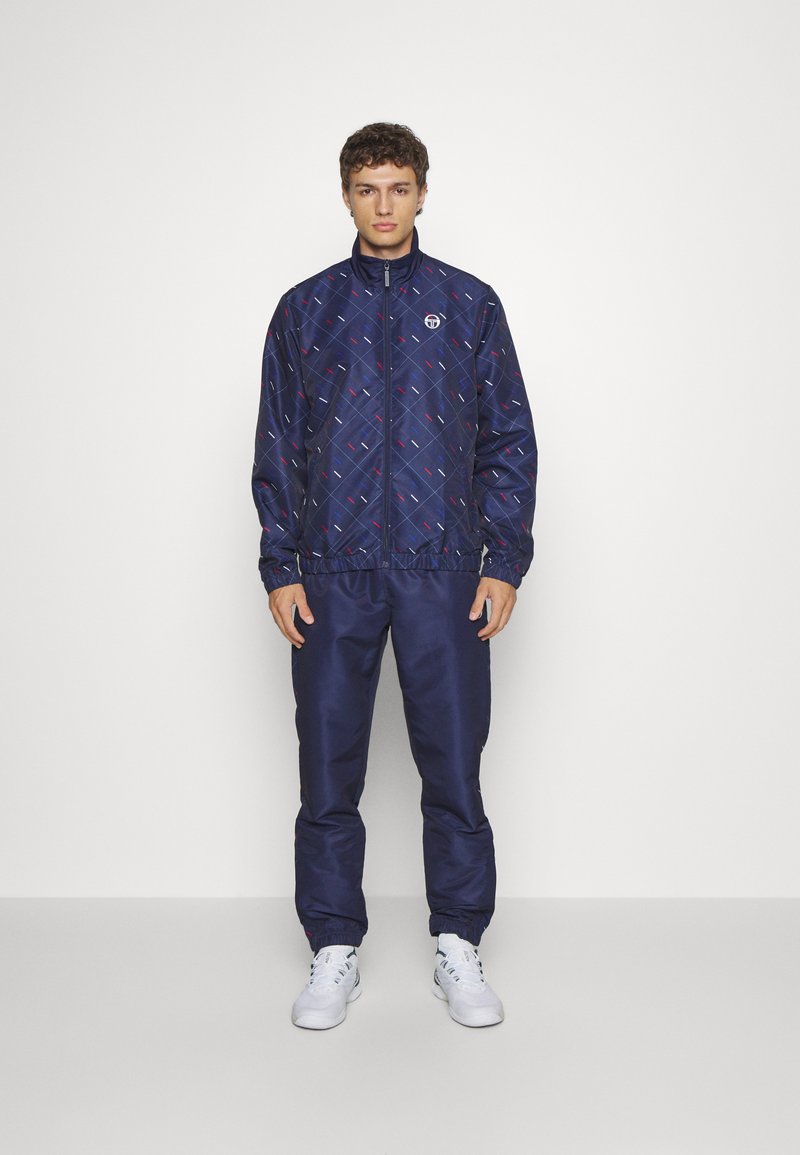 Sergio Tacchini SCOTLAND TRACKSUIT - Träningsset - navy/surf the web ...