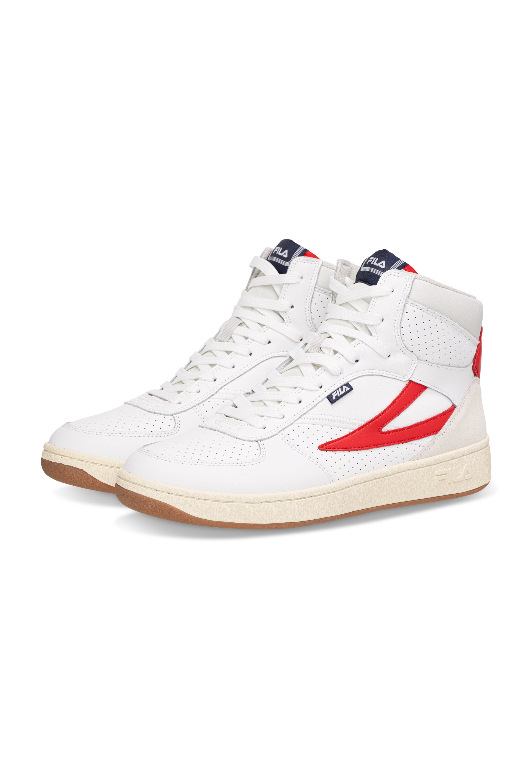 Fila SEVARO MID High top trainers white fila red white Zalando