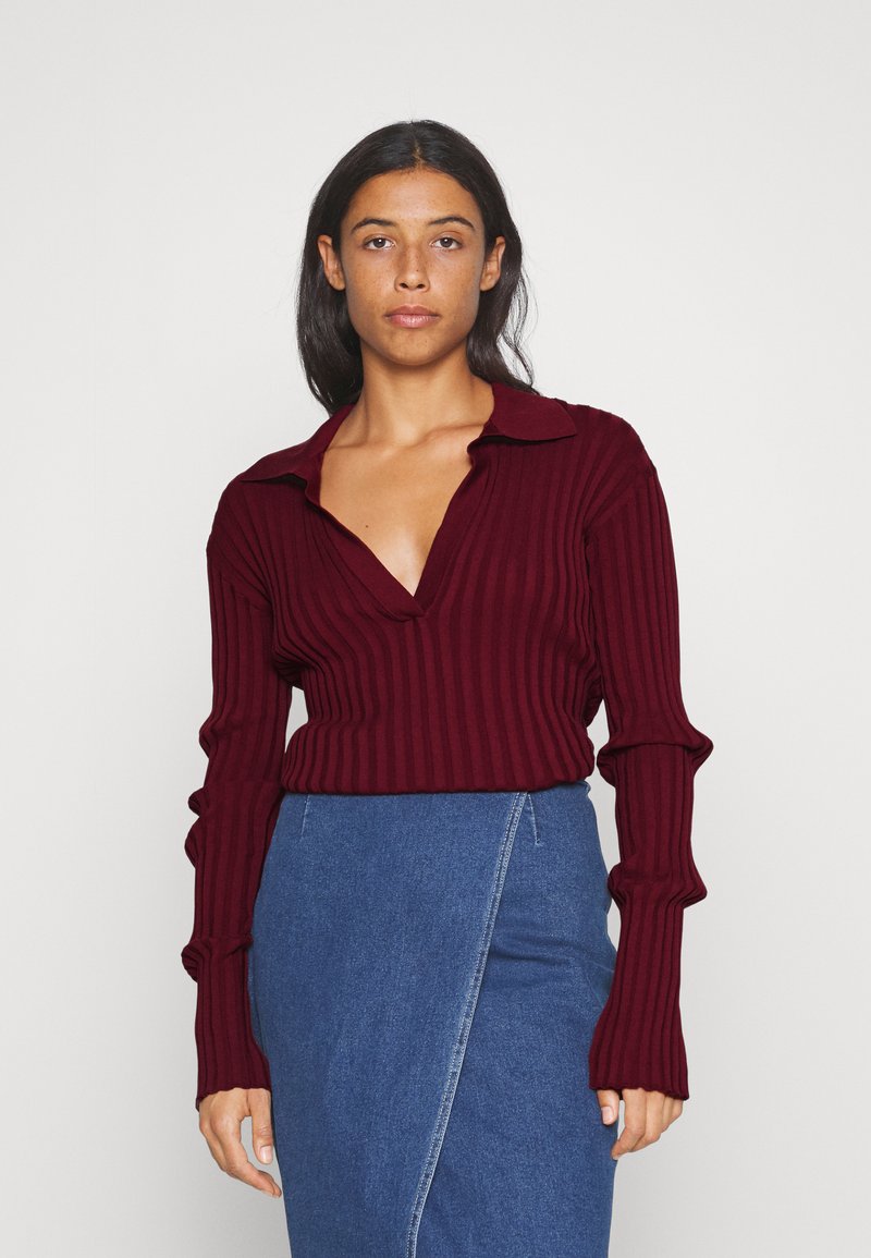 Twist & Tango NOUREEN - Strickpullover - burned red/bordeaux - Zalando.de