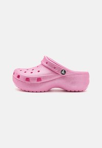 Crocs CLASSIC PLATFORM GLITTER - Ciabattine con tacco - pink tweed ...