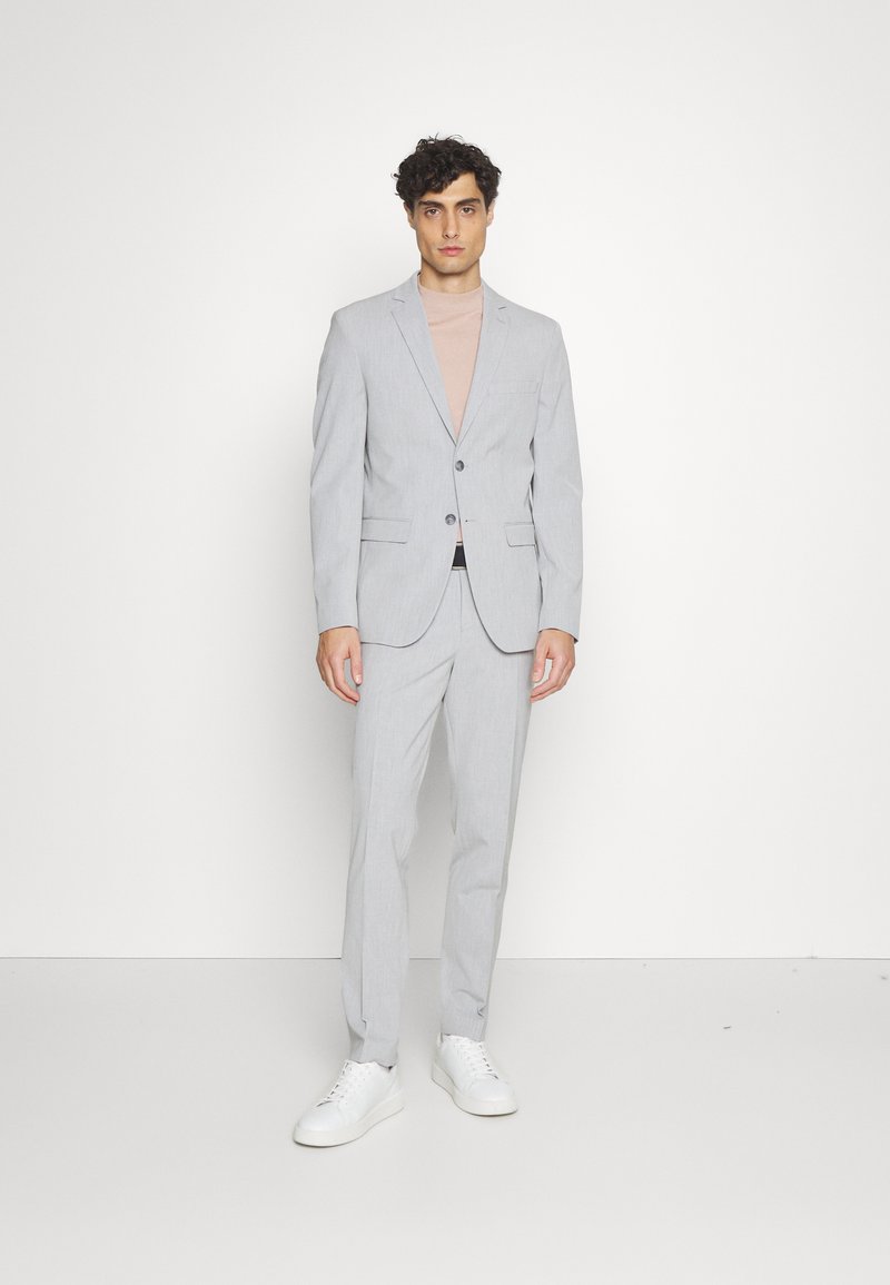 Selected Homme SLHSLIM LIAM SUIT FLEX SET - Suit - grey/grey - Zalando ...
