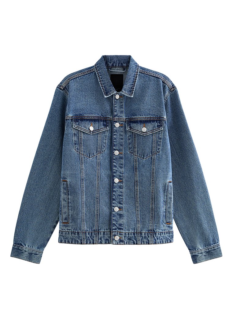 New Look FADED DISTRESSED - Spijkerjas - bright blue/blauw denim ...