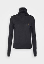 Vivienne Westwood GIULIA HIGH NECK - Jumper - vintage black/black ...