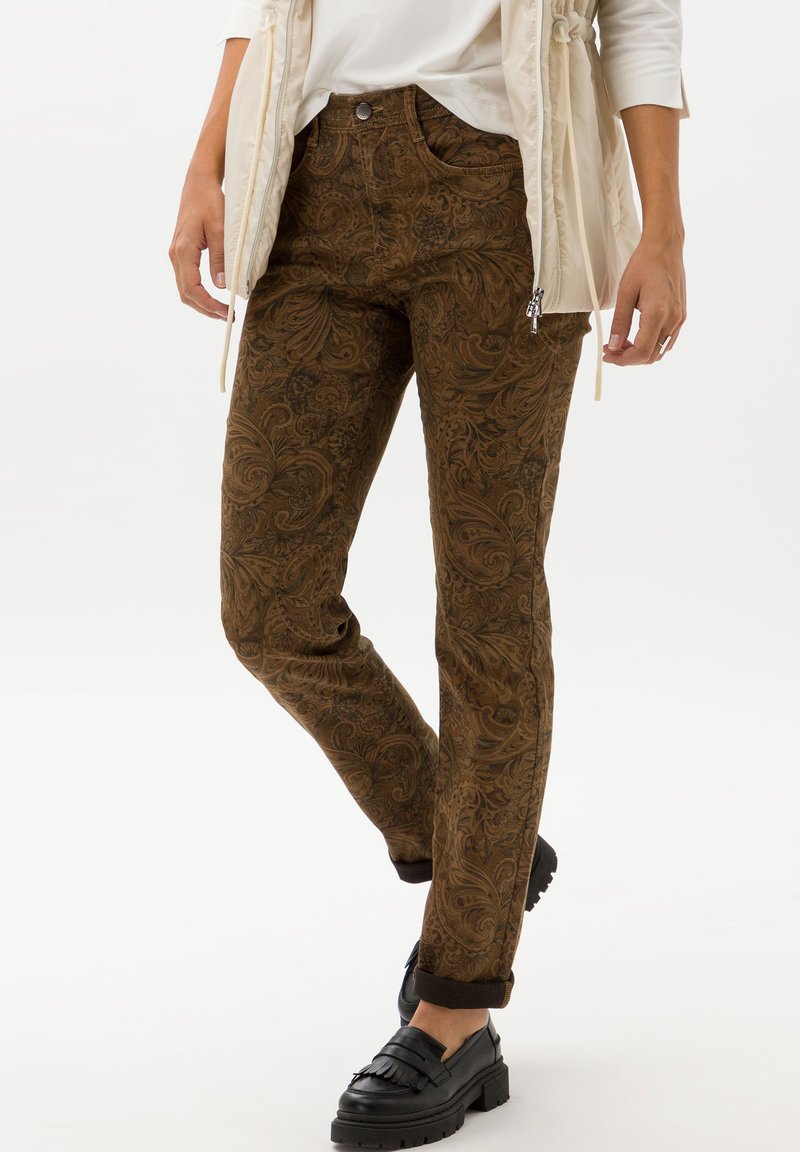 BRAX STYLE MARY - Straight leg jeans - clean muscat/bruin - Zalando.nl