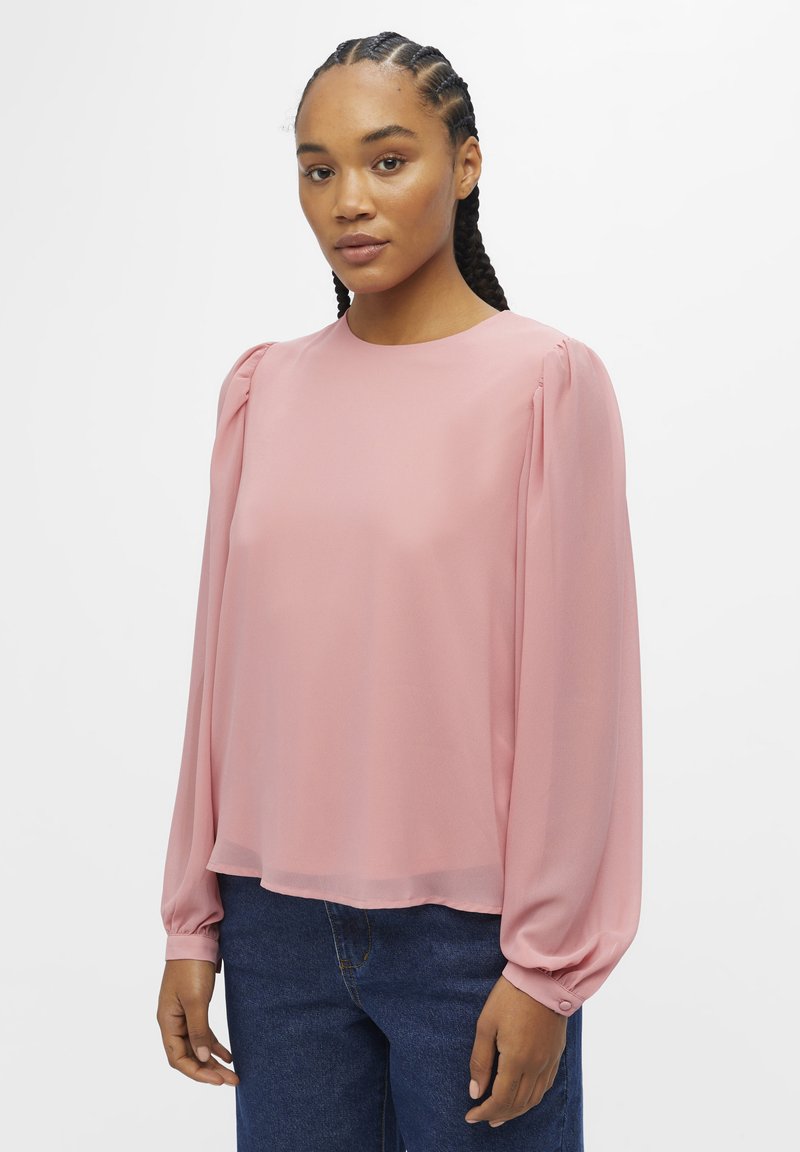 Object OBJMILA LS NOOS - Bluse - brandied apricot/apricot - Zalando.de