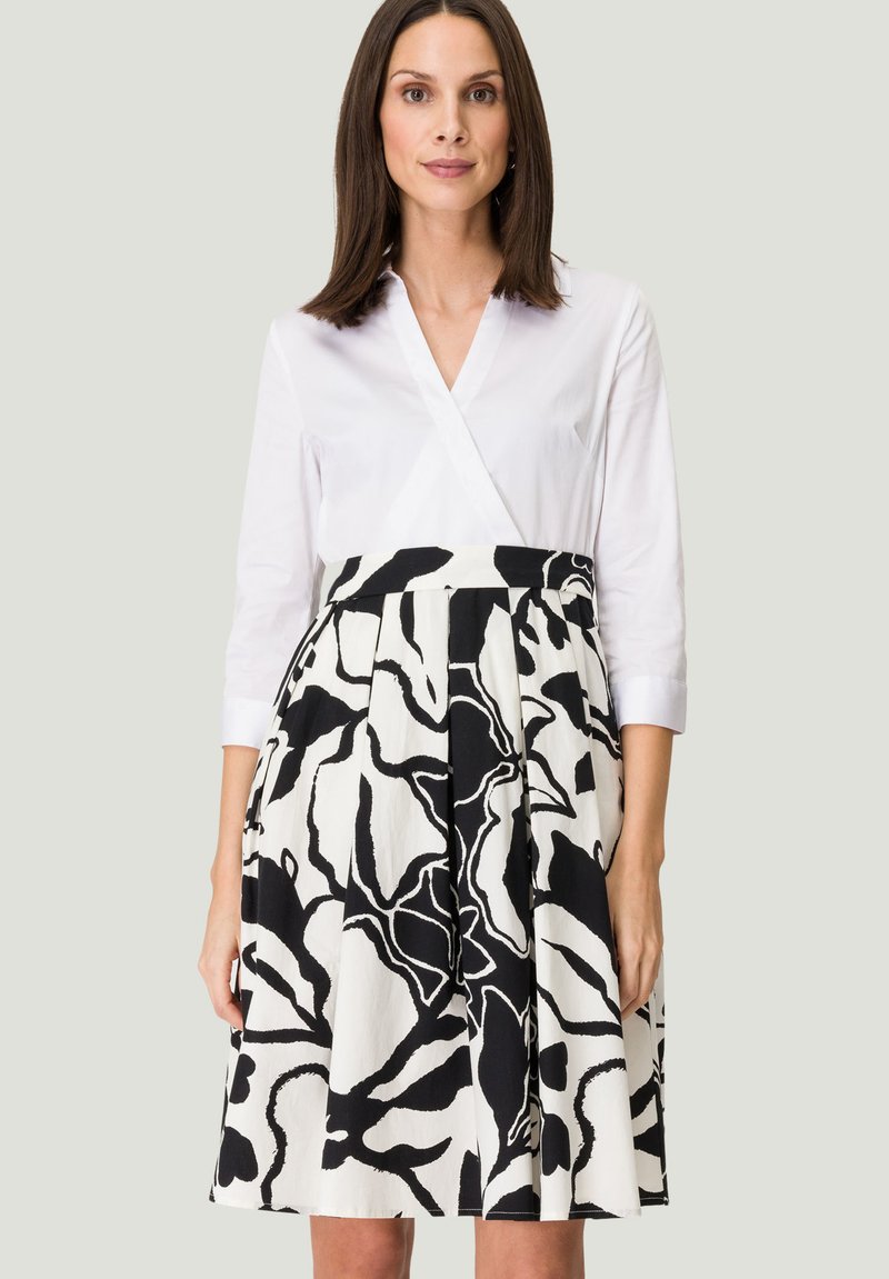 zero 2 IN 1 OPTIK - Robe de jour - creamblack/blanc - ZALANDO.FR