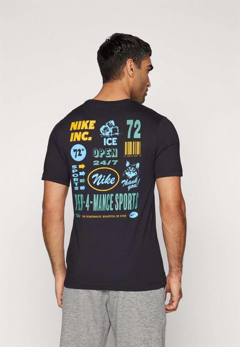 Nike Performance Tee Sport T Shirt Black Schwarz Zalando Ch