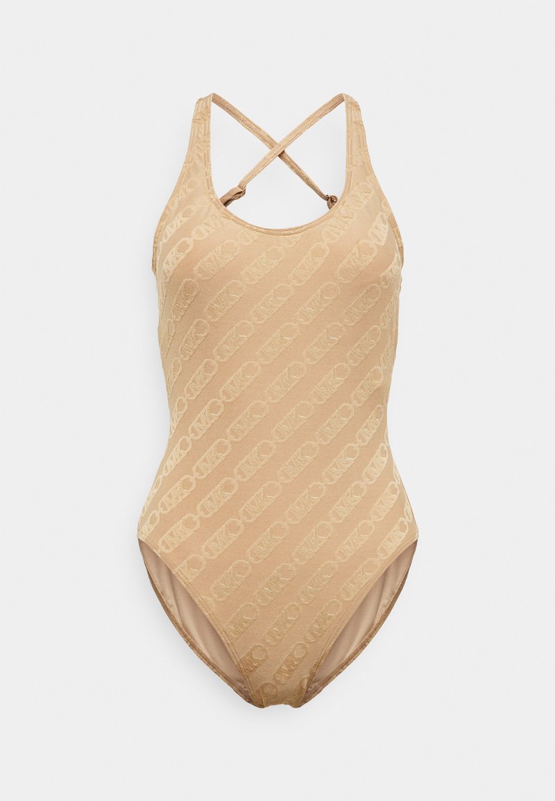 MICHAEL Michael Kors SCOOPNECK ONE PIECE - Badeanzug - buff/offwhite ...