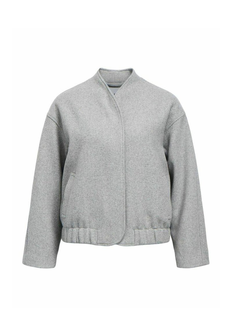 Object Bomber Jacket - light grey melange/light grey - Zalando.co.uk