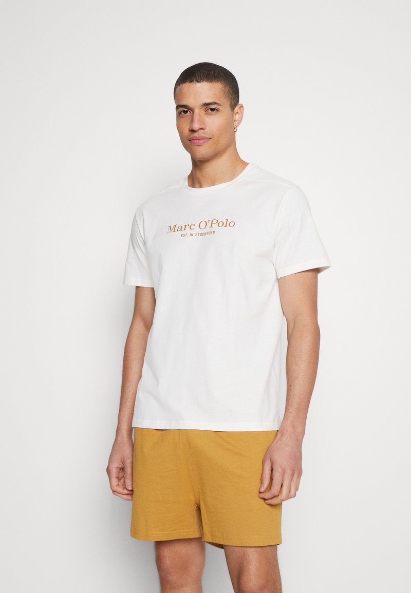 Marc O'Polo KEY SELECTION - Pyjama - white cotton/autumn hay/wit ...