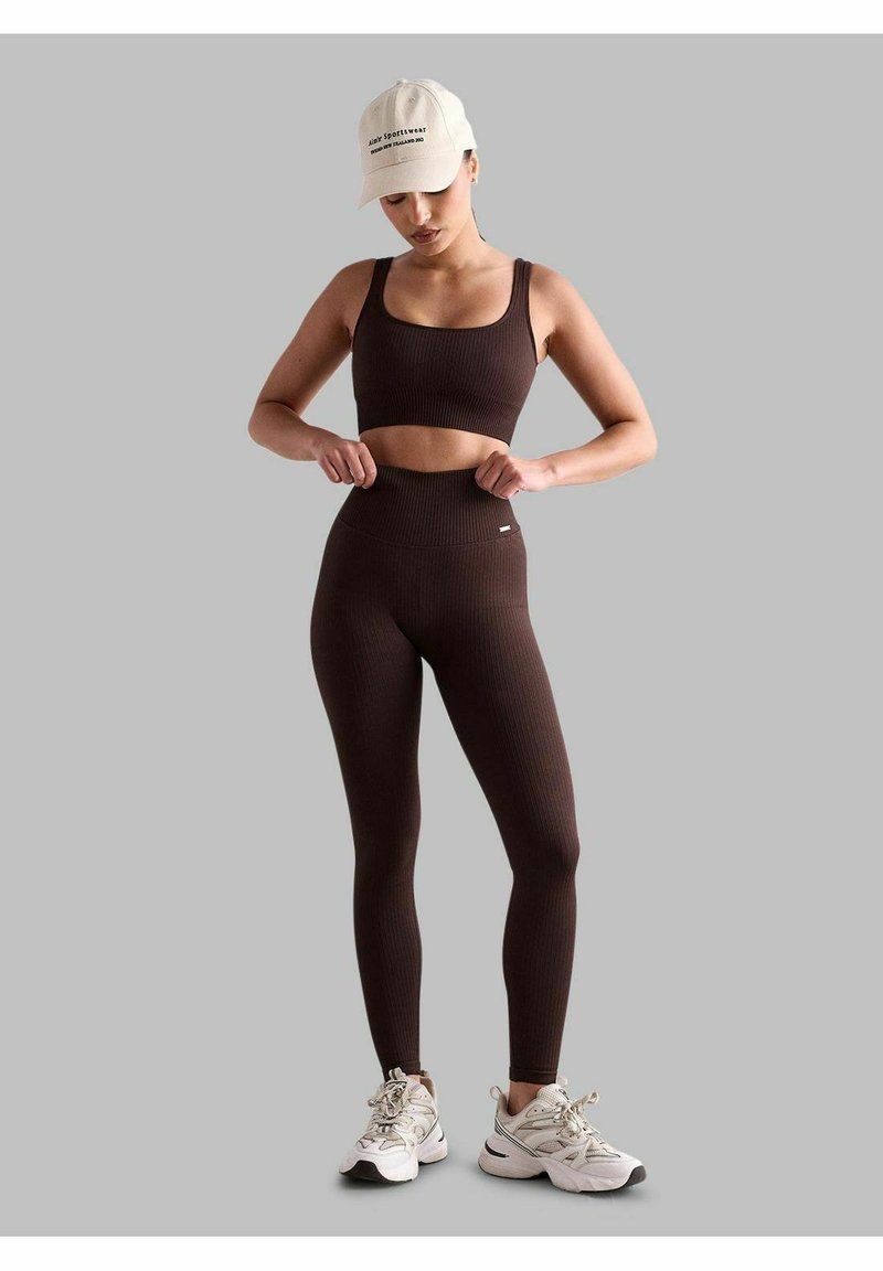 aim’n® RIBBED SEAMLESS TIGHTS - Tights - cacao/braun - Zalando.at