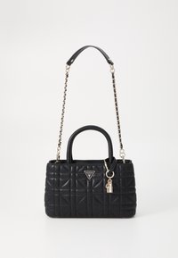 Guess EDITA ELITE SATCHEL - Handbag - black - Zalando
