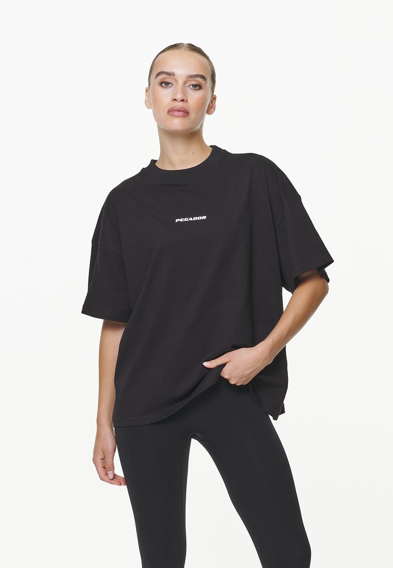 Pegador DOROTHY HEAVY TEE OVERSIZED - T-shirt imprimé - black/noir - ZALANDO.FR
