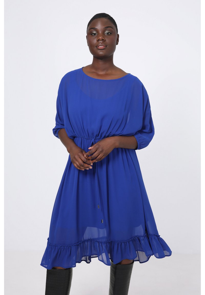 Jean Marc Philippe LONGUE EN VOILE - Day dress - bleu/blue - Zalando.ie