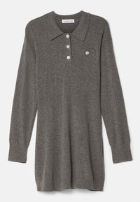 DESIGNERS REMIX COSMO BUTTON DRESS - Robe pull - grey melange/gris ...