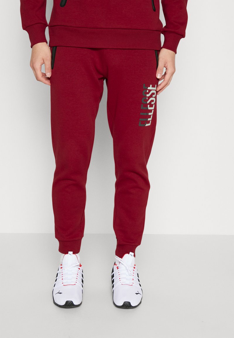 Ellesse Fraser Tracksuit Bottoms Burgundy Bordeaux Zalando De