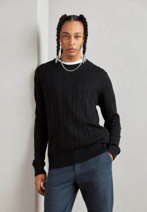 Felix Hardy CABLE CNECK - Maglione - black/nero - Zalando.it