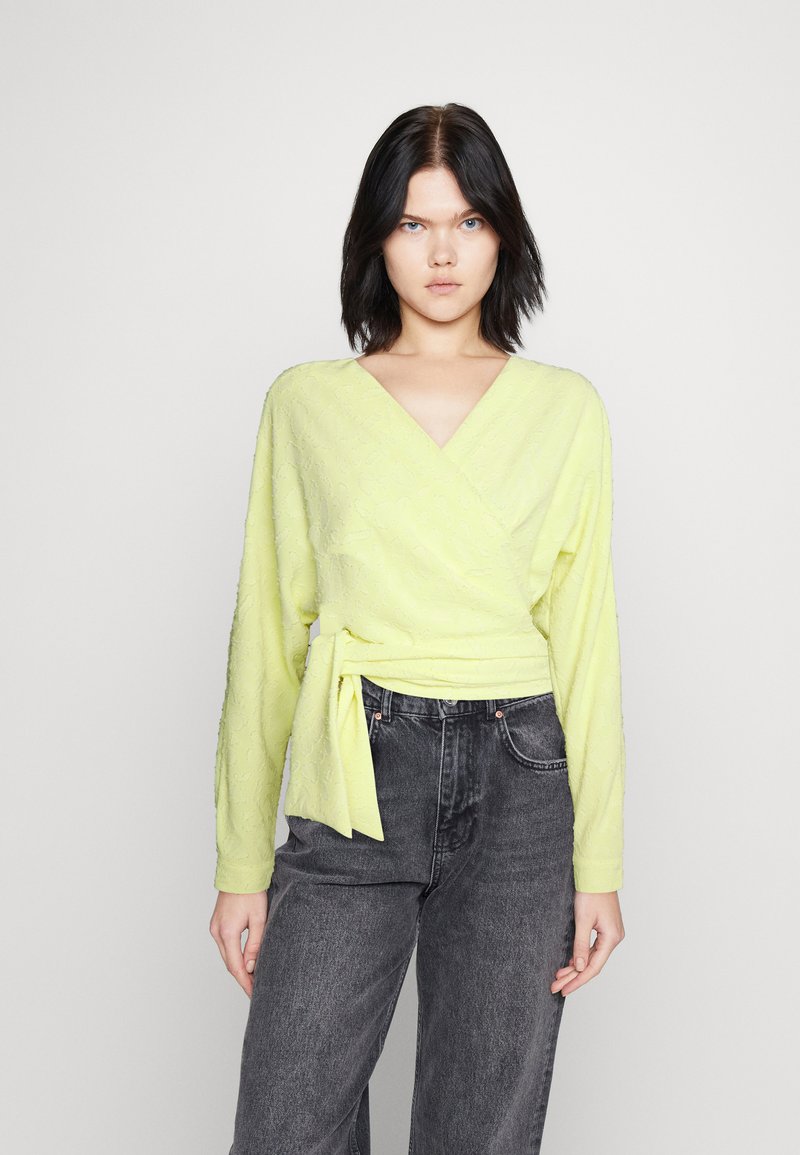 Aware by Vero Moda VMDAGMAR OSLO WRAP - Bluzka z długim rękawem ... Aware by Vero Moda VMDAGMAR OSLO WRAP - Bluzka z długim rękawem ...
