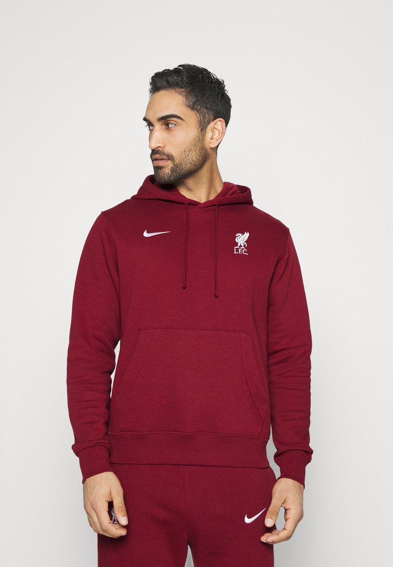 Nike Performance LFC MNSW CLUB HOODIEPO BB - Sweatshirt - team red ...