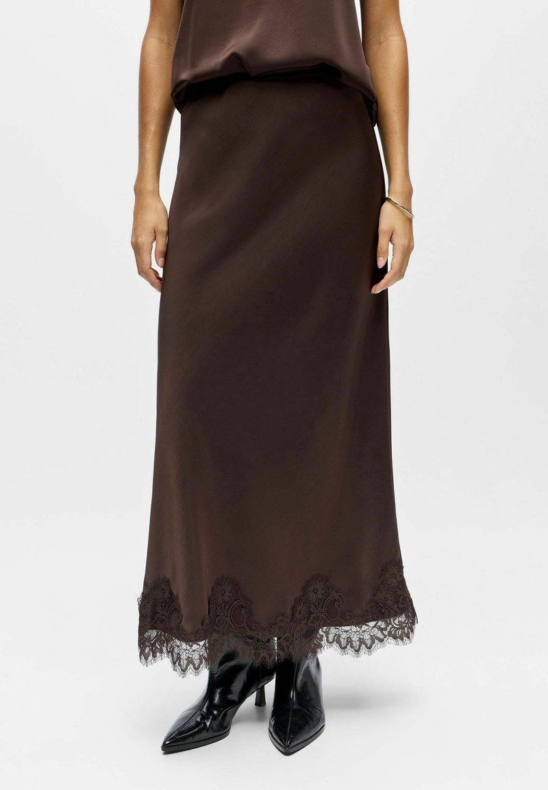 Object COLLECTORS ITEM - Jupe longue - seal brown/marron - ZALANDO