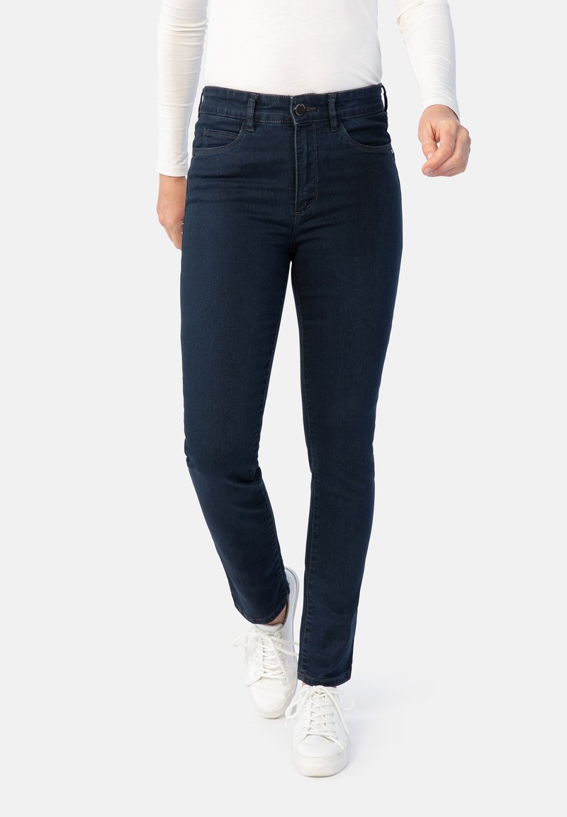 Stooker Women MILANO MAGIC SHAPE FIT - Jeans Slim Fit - dark blue/dark ...