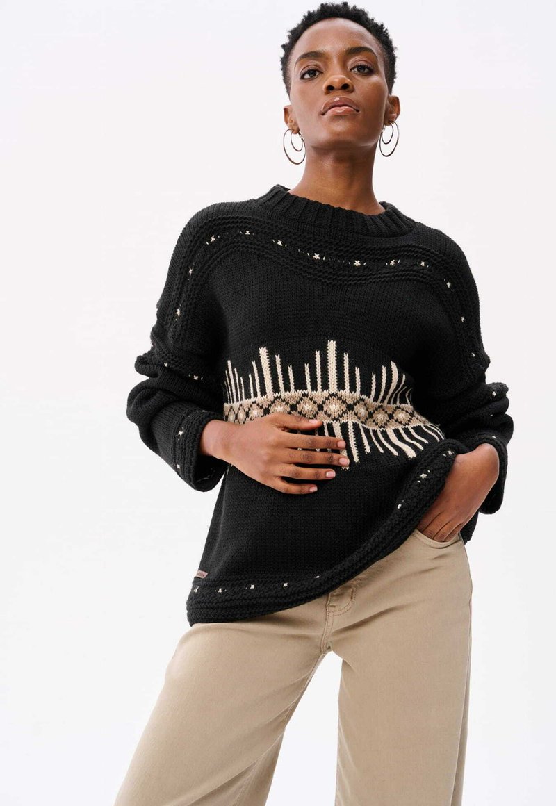 blue shadow OSCAR - Sweter/czarny - Zalando.pl